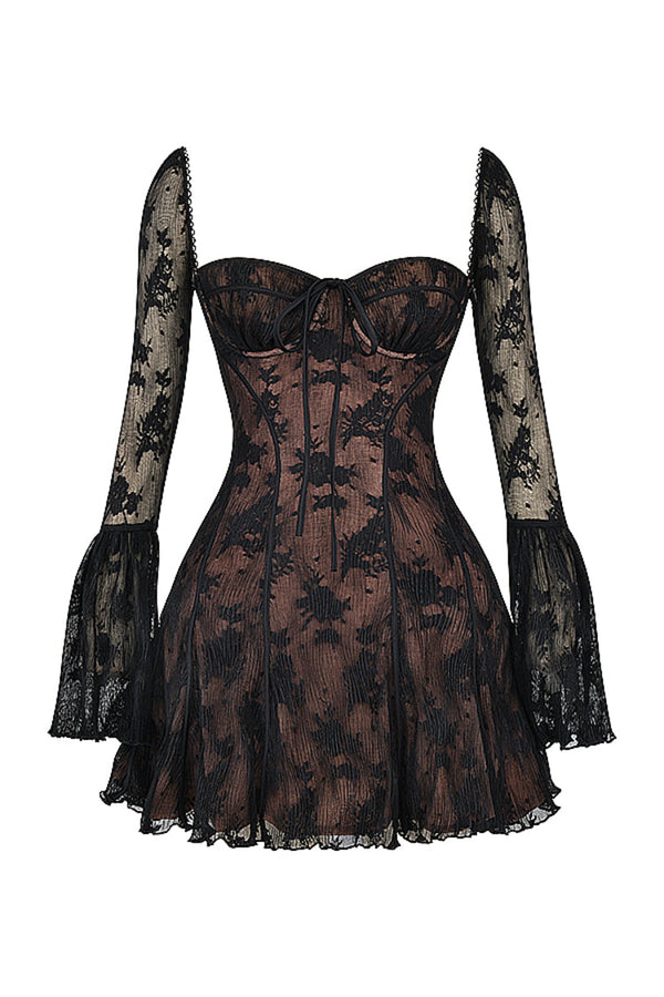 Analissa Black Lace Dress – Luxandluxy