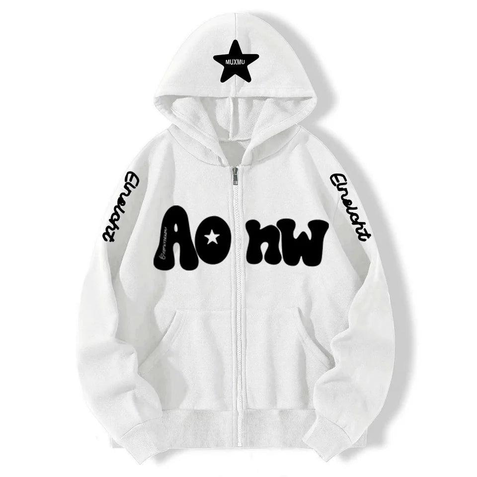 'Aonw' Star Hoodie – Luxandluxy