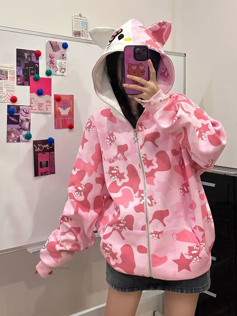 Armed Hello Kitty Camo Hoodie – Luxandluxy