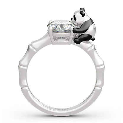Bear Holding Pot Ring – Luxandluxy