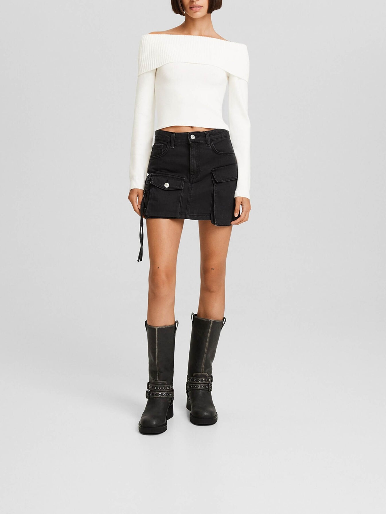 Brigitte Bardot Plain Crop Sweater – Luxandluxy