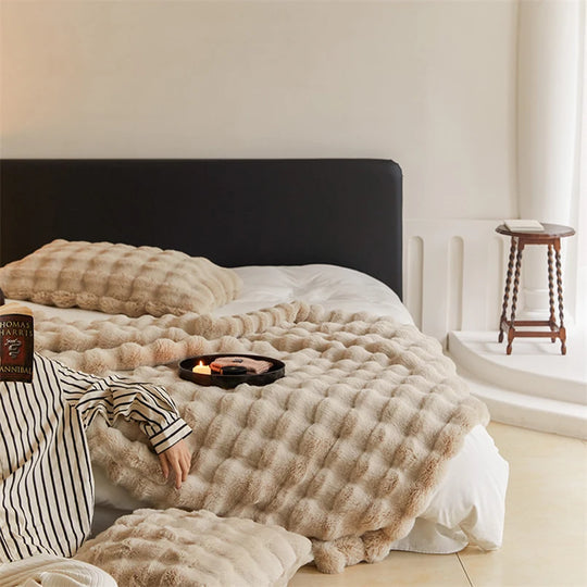 Bubble Fur Bedding Set – Luxandluxy