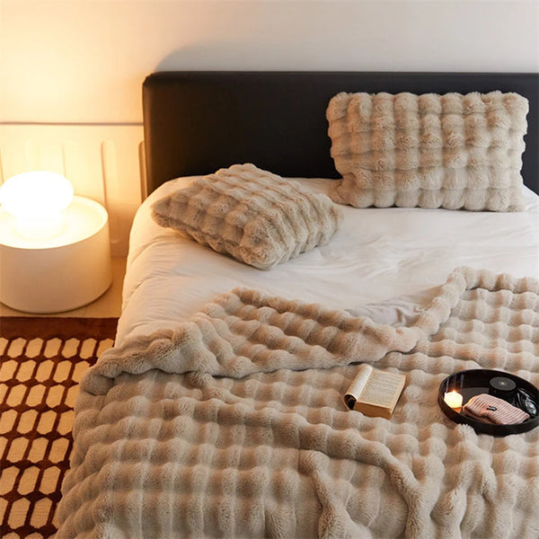 Bubble Fur Bedding Set – Luxandluxy