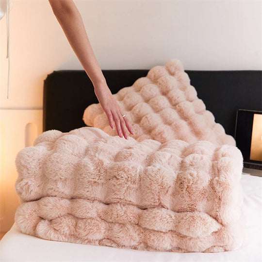 Bubble Fur Bedding Set – Luxandluxy