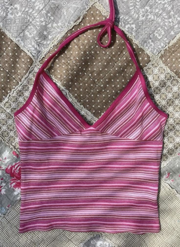 Bubblegum Pop Halter Cami Top – Luxandluxy