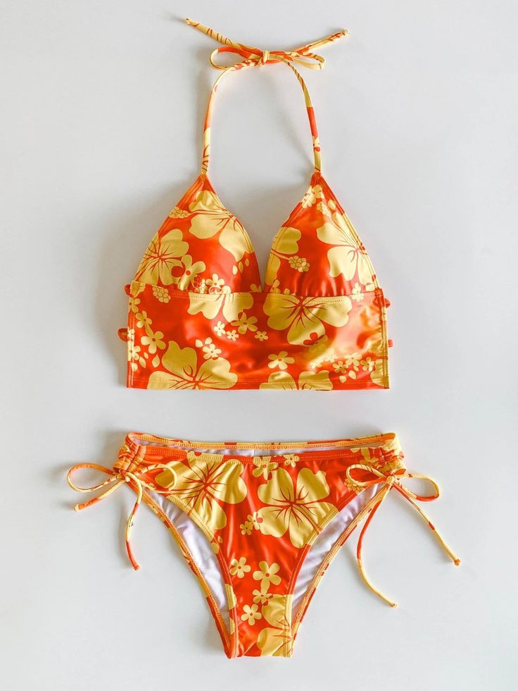 Coconut Girl Floral Bikini Swimsuit – Luxandluxy