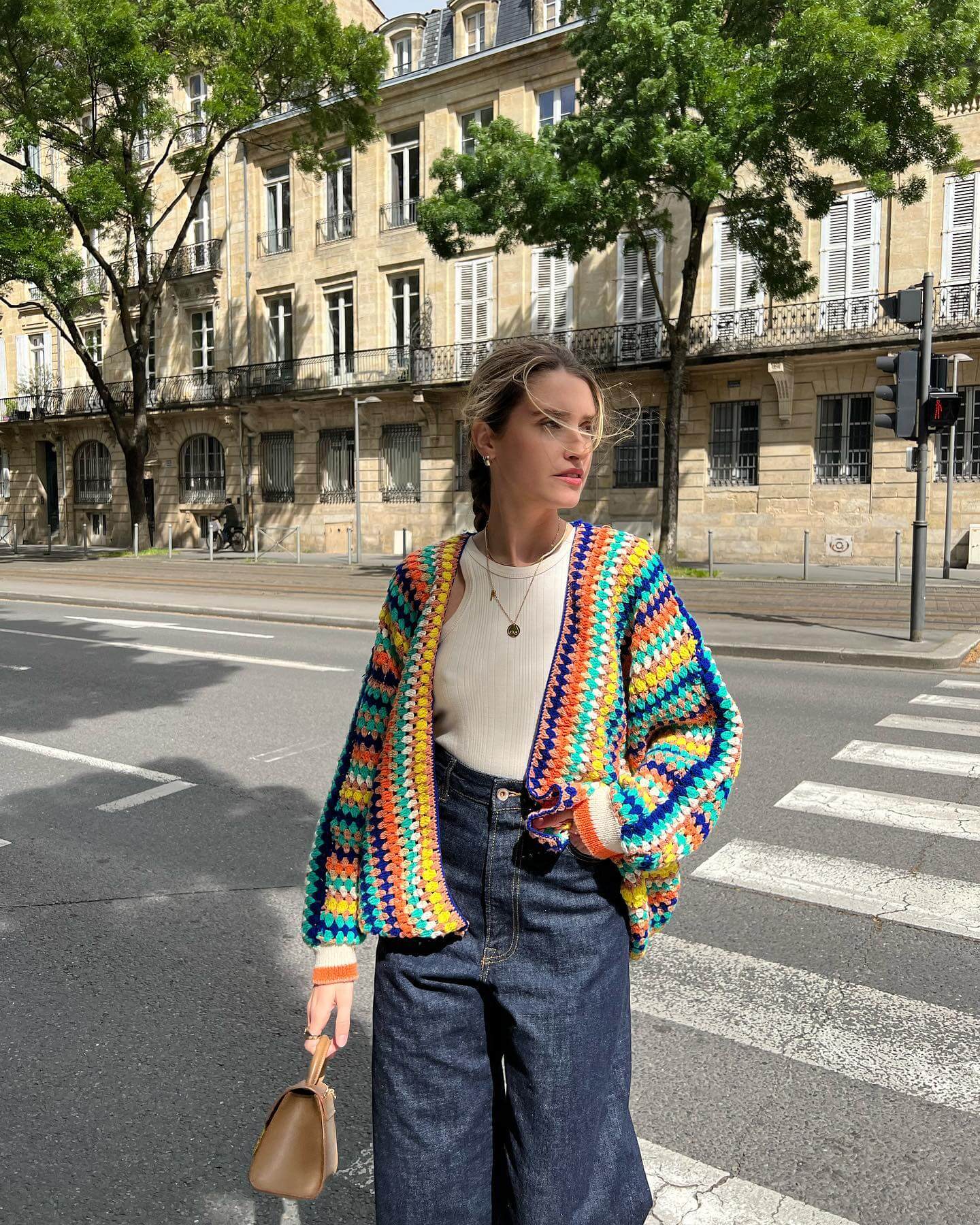 Colorful Striped Knitted Cardigan – Luxandluxy