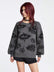 Eyes Pattern Oversize Knit Sweater – Luxandluxy