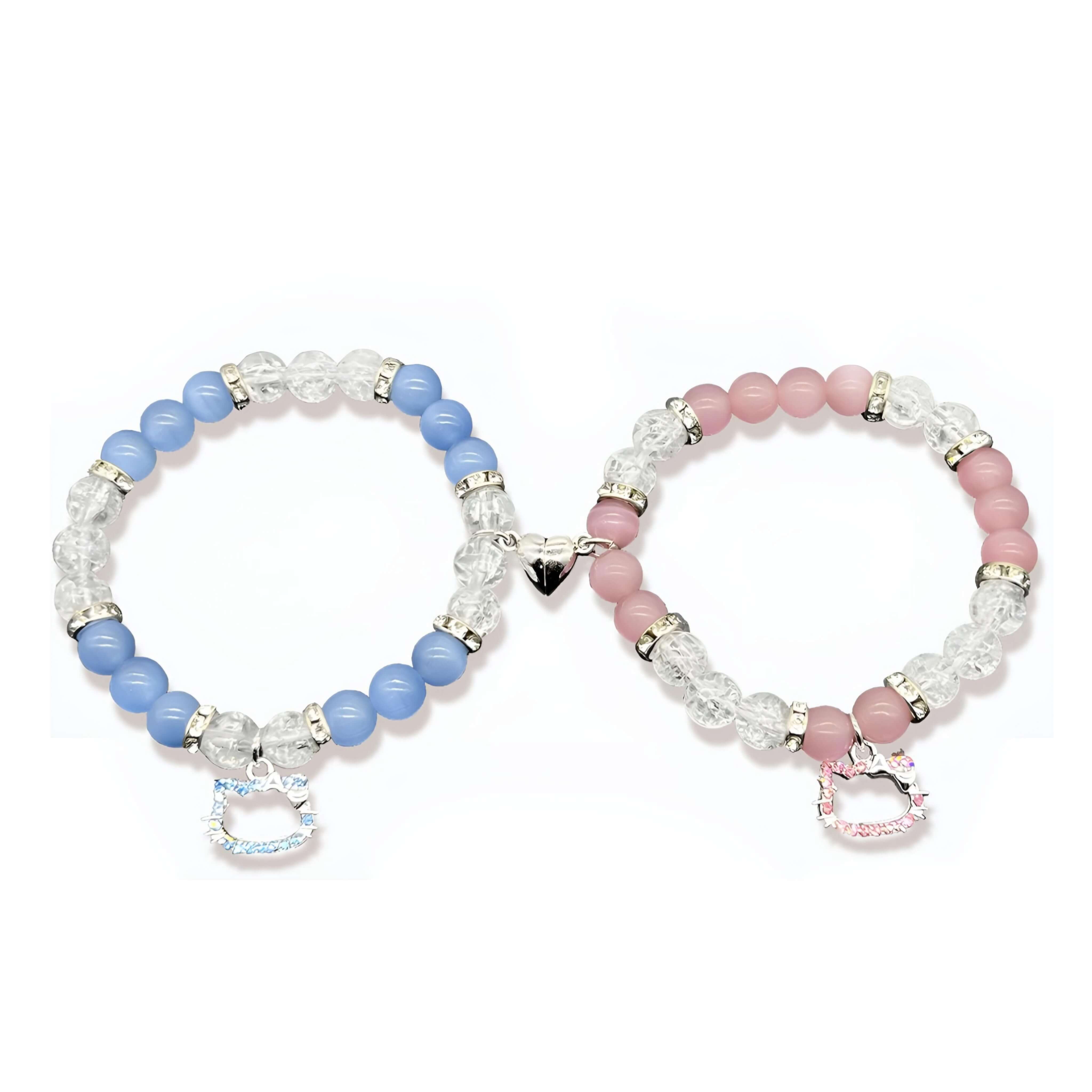 Hello Kitty Magnetic Beaded Friendship Bracelets – Luxandluxy
