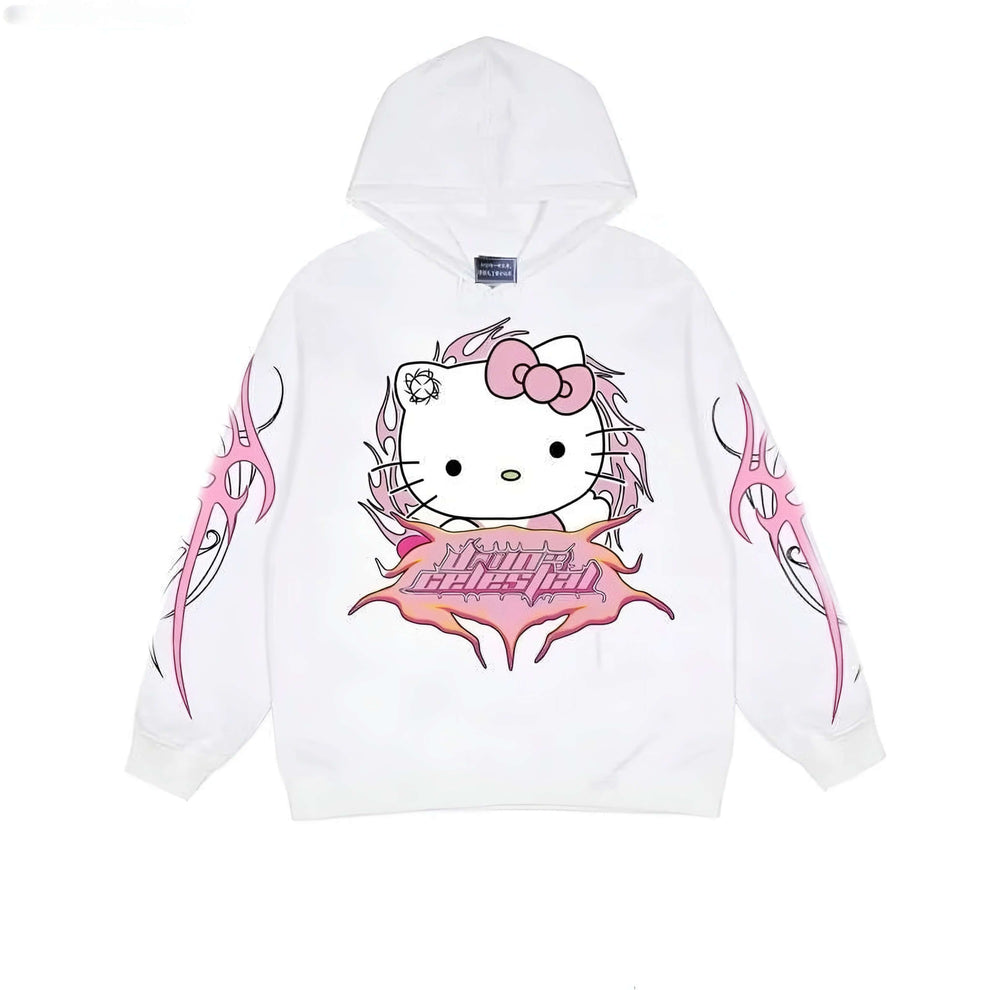 Hello Kitty Wonderland Zip-Up Hoodie – Luxandluxy