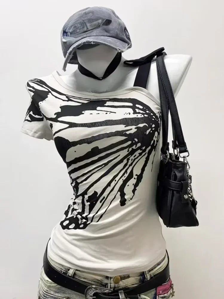 Ink Wing Butterfly Tee – Luxandluxy