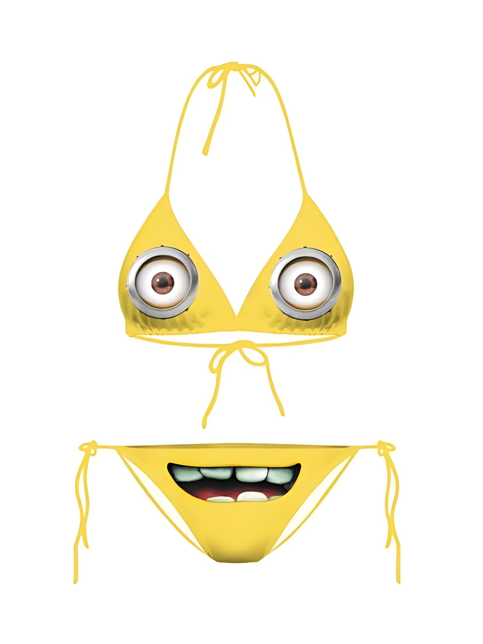 Minion Face Bikini Set – Luxandluxy