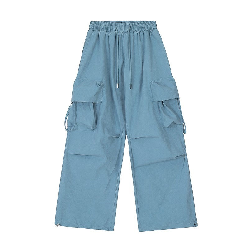 Plain Baggy Side Pocket Strapped Pants – Luxandluxy