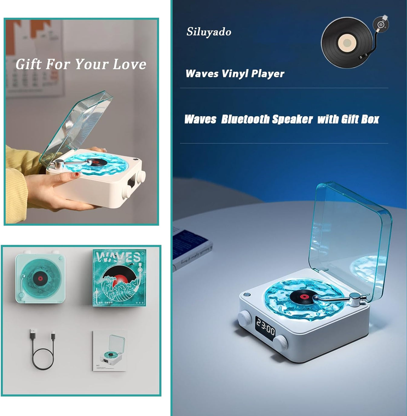 Retro Vinyl Speaker Wave Light – Luxandluxy