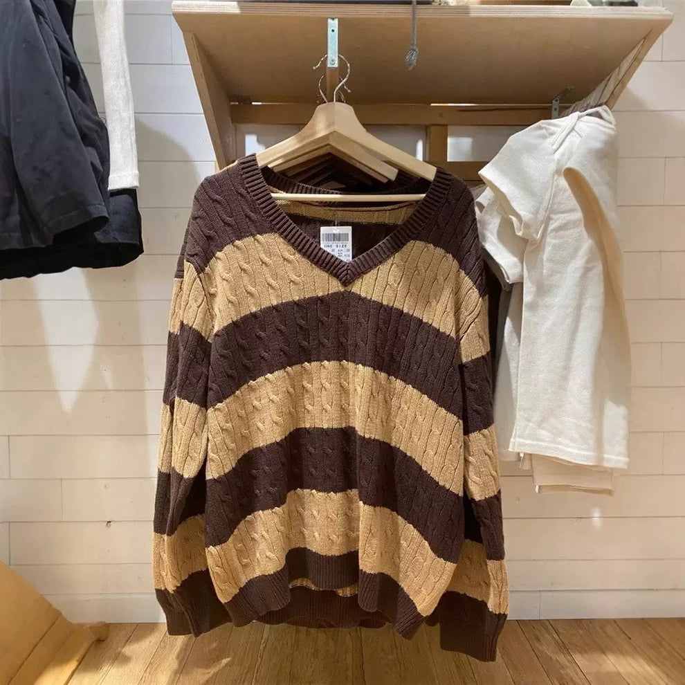 Sailor Stripe Knit Sweater – Luxandluxy