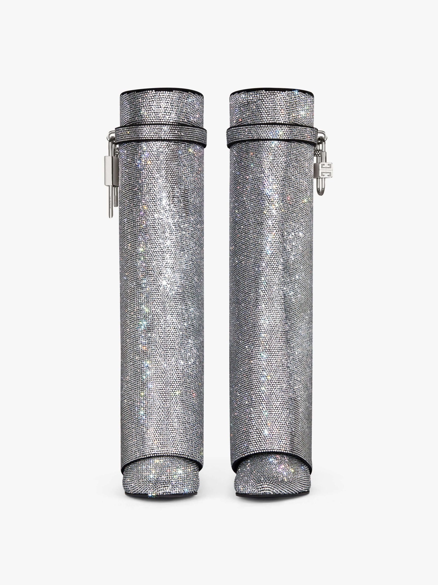 Givenchy Shark Lock Boots In Strass – Luxandluxy