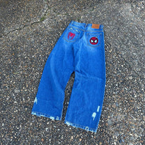 Spidey Vintage Wide-Legs Jeans – Luxandluxy
