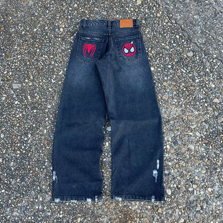 Spidey Vintage Wide-Legs Jeans – Luxandluxy