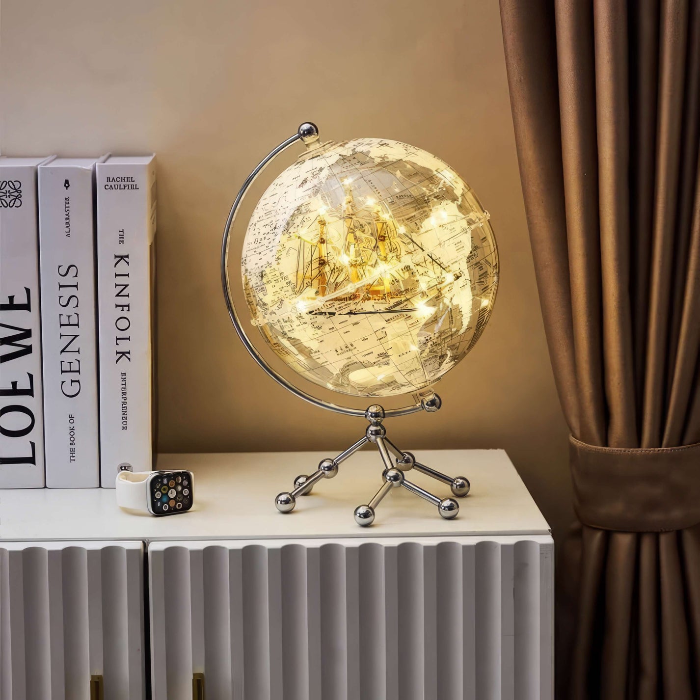 Transparent Globe Ship Decoration – Luxandluxy