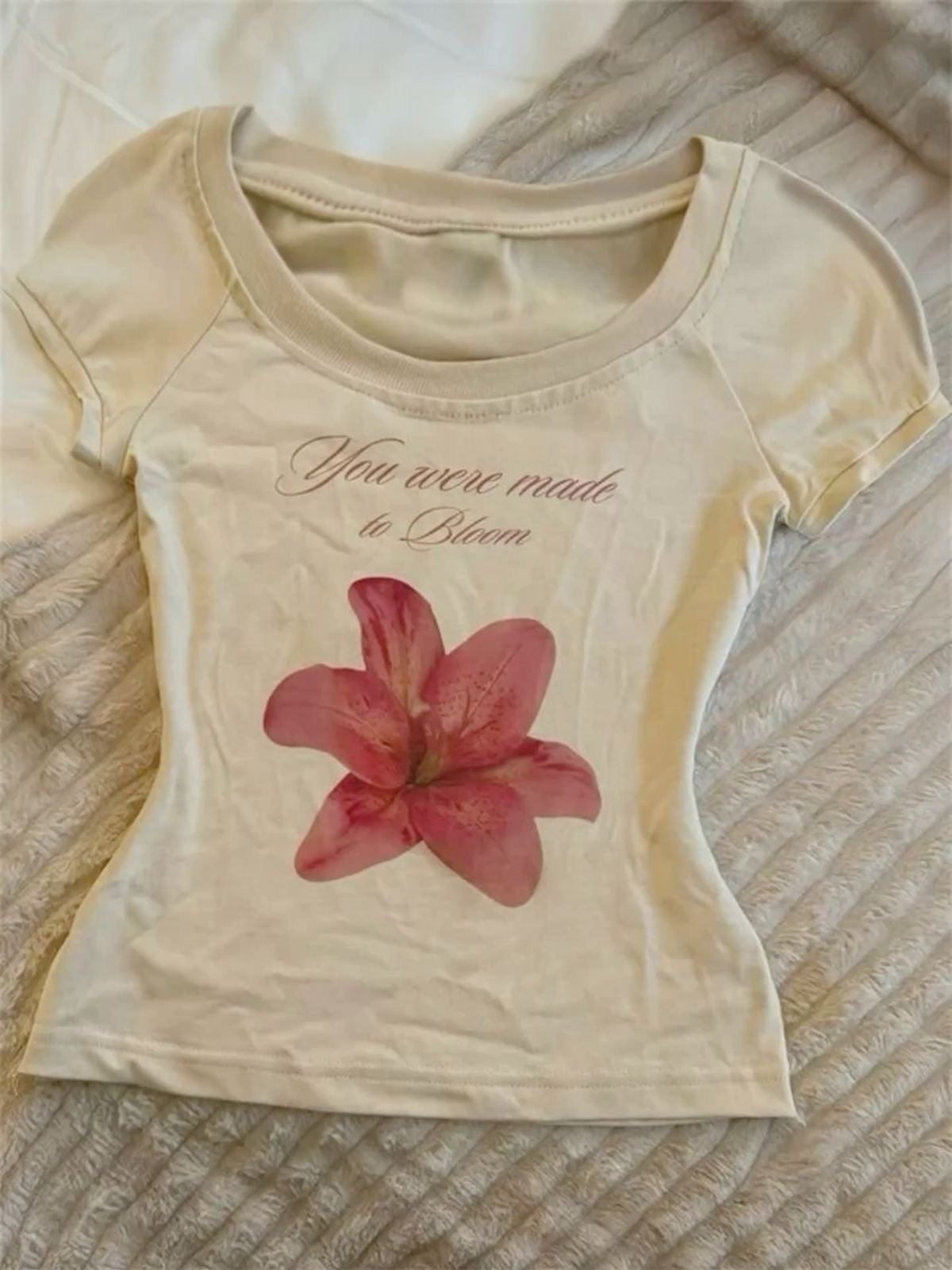 "You Were Made to Bloom" Lilies Tee – Luxandluxy